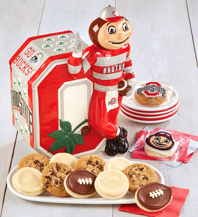 The Ohio State University Brutus Buckeye Cookie Jar