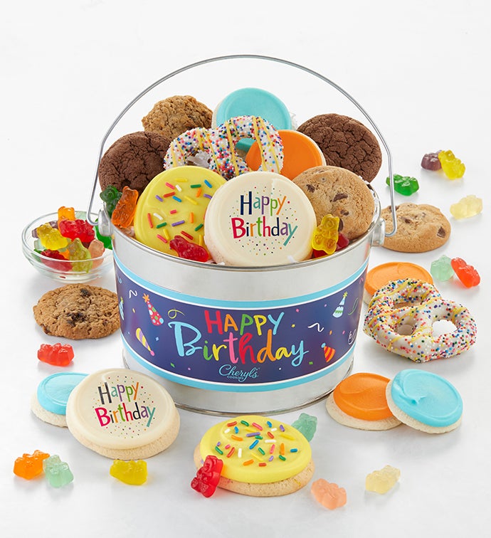 Happy Birthday Treats Gift Pail | Cheryl’s
