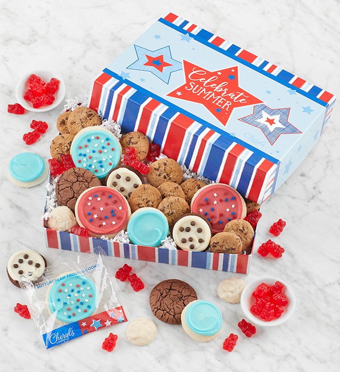 Patriotic Cookies | Red, White & Blue Cookies | Cheryl's
