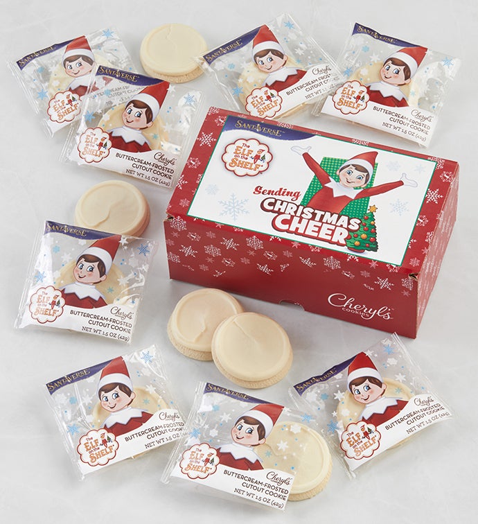 The Elf on the Shelf® Buttercream-Frosted Cookies | Cheryl’s
